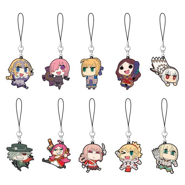 FGO Fate/Grand Order Fes. 2017 ～2nd Anniversary～ Official Rubber Straps ...