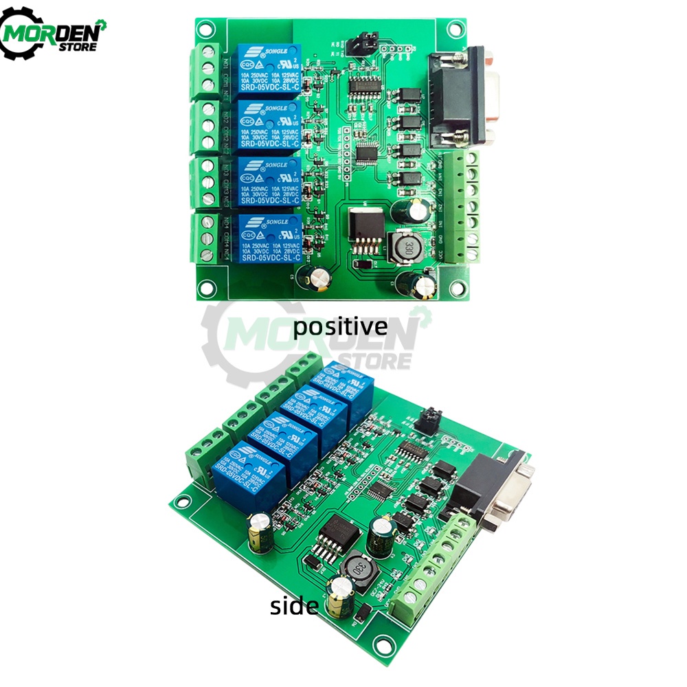 DC7-24V Modbus RTU Four Channel Relay Module RS232/TTL UART Relays ...