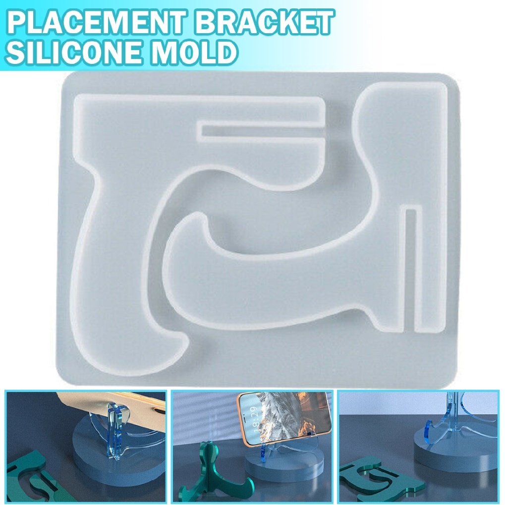 Silicone Mobile Cell Phone Stand Holder Casting Mold Display Resin ...