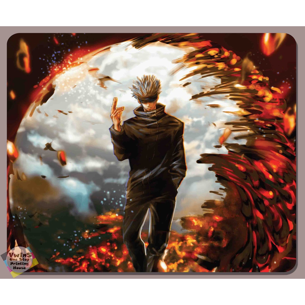 Jujutsu Kaisen Design Mouse pad Part 1 of 2 Satoru Gojo, Masamichi Yaga ...