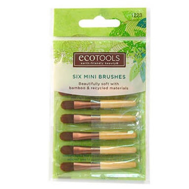 EcoTools, Bamboo Mini Brushes, 6 Brushes | Shopee Philippines
