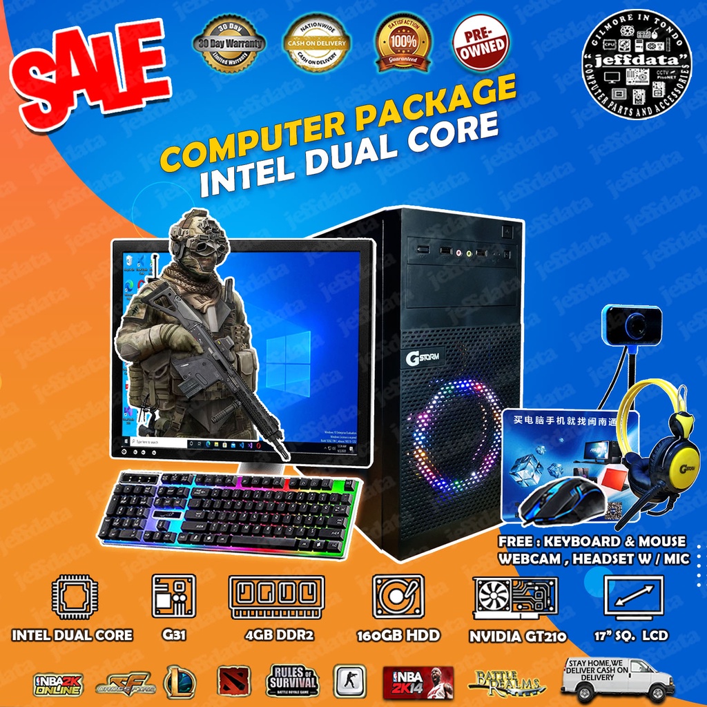 COMPUTER SET I5 2ND SLIM 4GB RAM 500GB HDD 19 SQ RGB KBMS AND SPEAKER ...