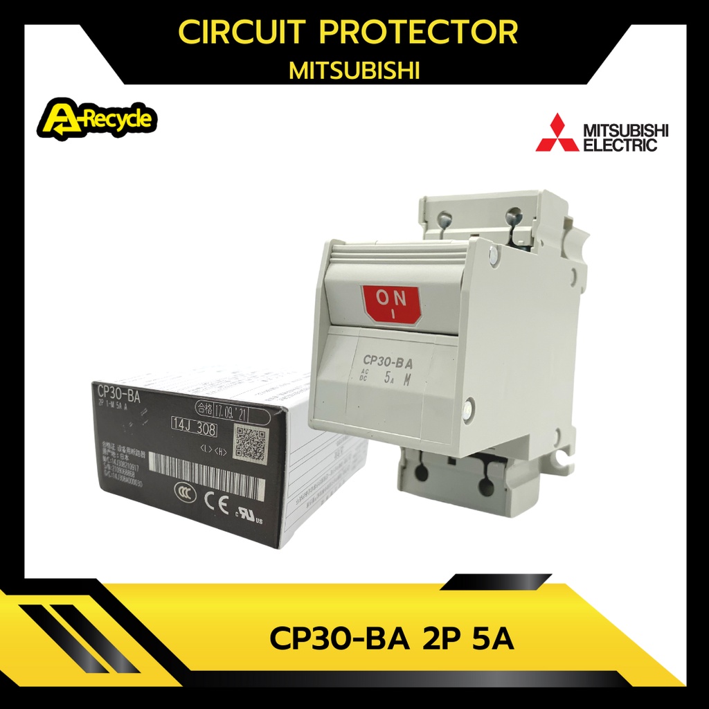 MITSUBISHI CP30-BA 2P 1-M 5A CIRCUIT PROTECTOR | Shopee Philippines