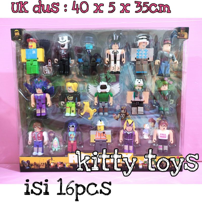 Roblox action figure set 16pcs Cake topper Decoration Toys | Shopee ...