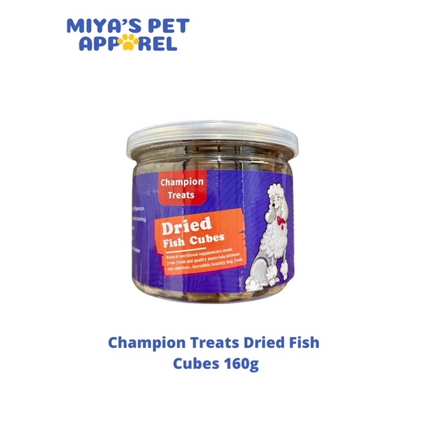 Champion Treats Dried Fish Cubes 160g SALE | Shopee Philippines