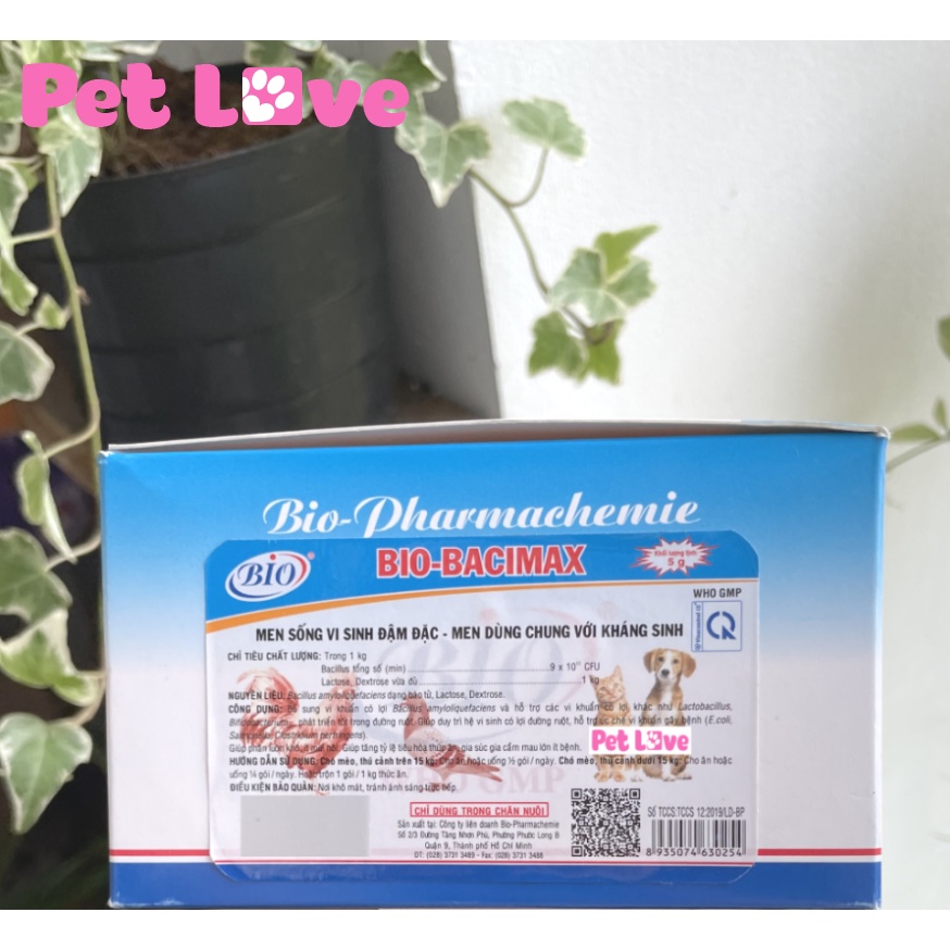 1 box of Bio Bacimax digestive enzymes for dogs and cats, helps dry ...