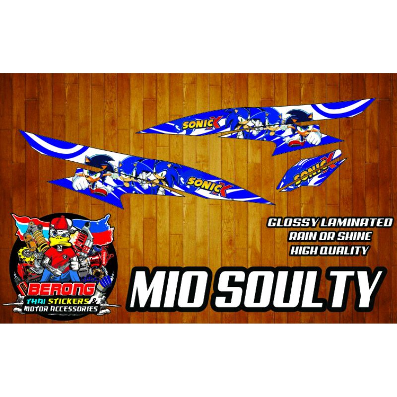 Mio Soulty Sonic Decals | Shopee Philippines