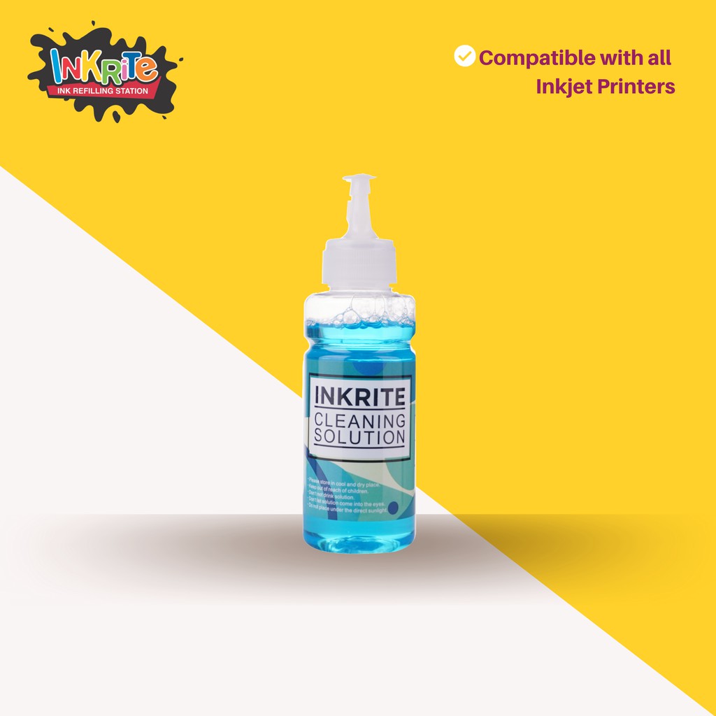 Inkrite Printer Cleaning Solution for Inkjet Printers, 100 ml | Shopee ...