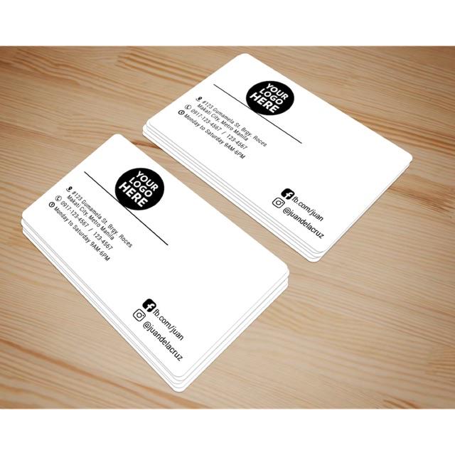 Calling Card 100pcs / Quality Prints | Shopee Philippines