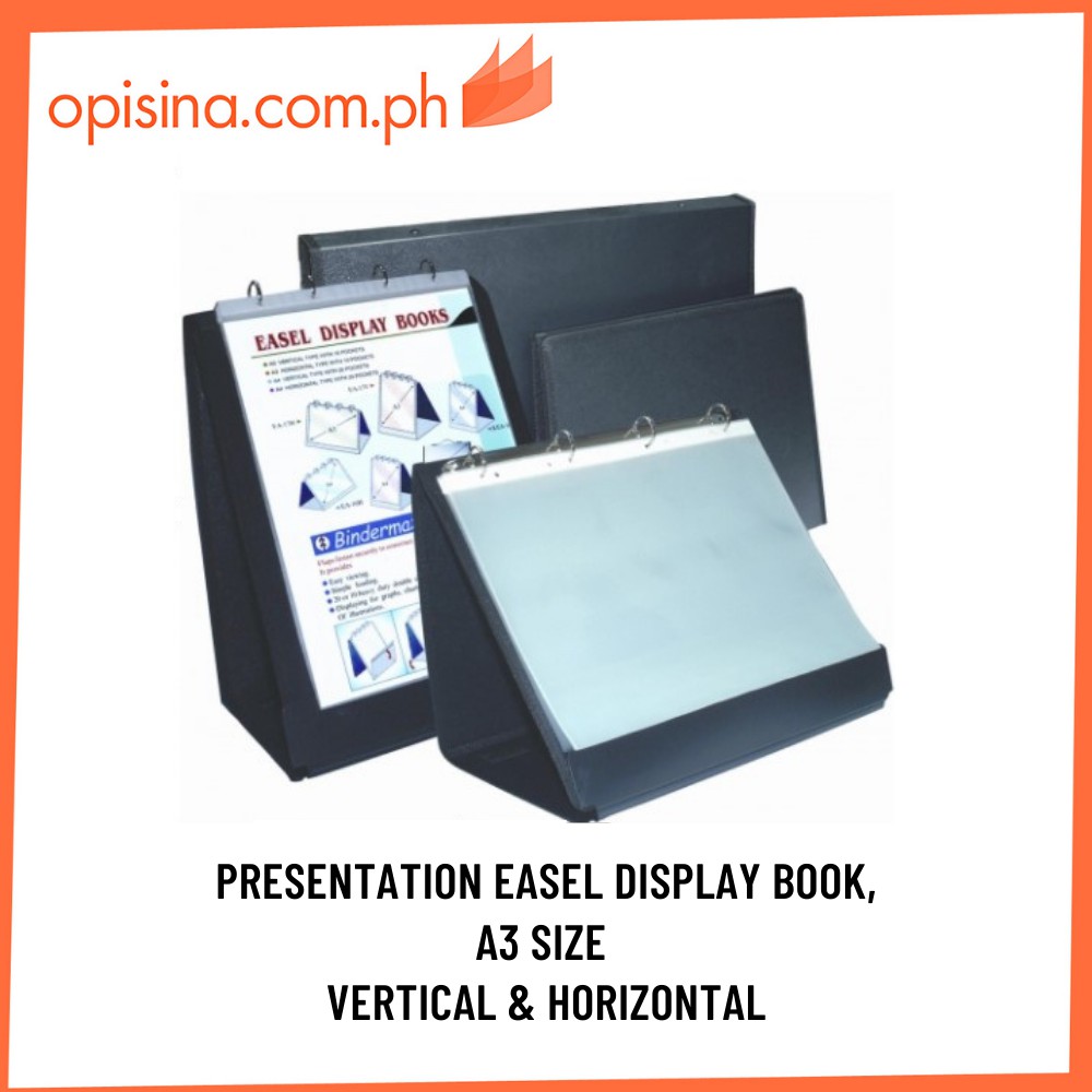 PRESENTATION EASEL DISPLAY BOOK, A3 SIZE - VERTICAL & HORIZONTAL ...