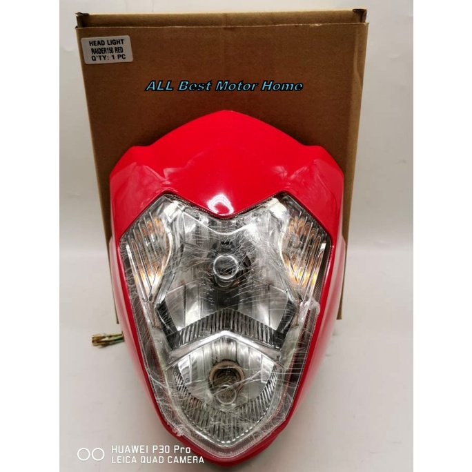 Headlight raider 150 old (red / black / blue ) | Shopee Philippines