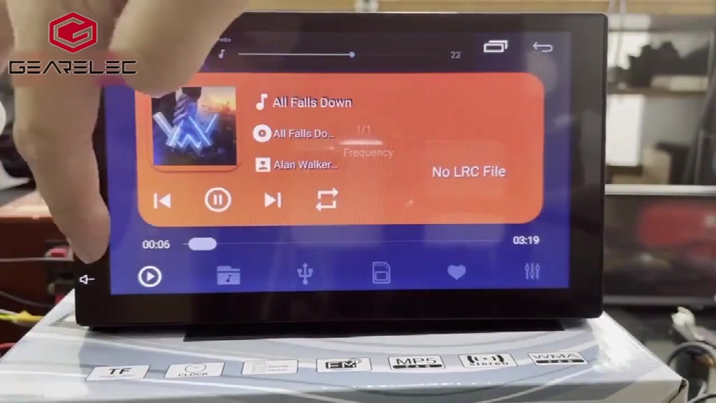 GEARELEC Universal Android Car Radio Bluetooth/GPS/FM Touch Screen Car ...