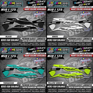 Mio i 125 Malaysian Decals ( Ver3 Ego Solariz )【WITH FREEBIES】Malaysia ...