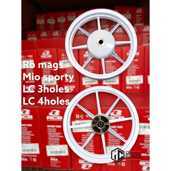 RB MAGS MIO SPORTY , LC 3holes , LC 4holes WHITE CLICK | Shopee Philippines