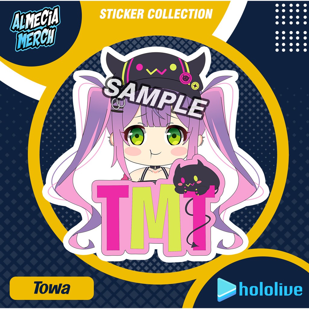Tokoyami Towa Sticker / Towa Maji Tenshi Sticker / Hololive Sticker ...