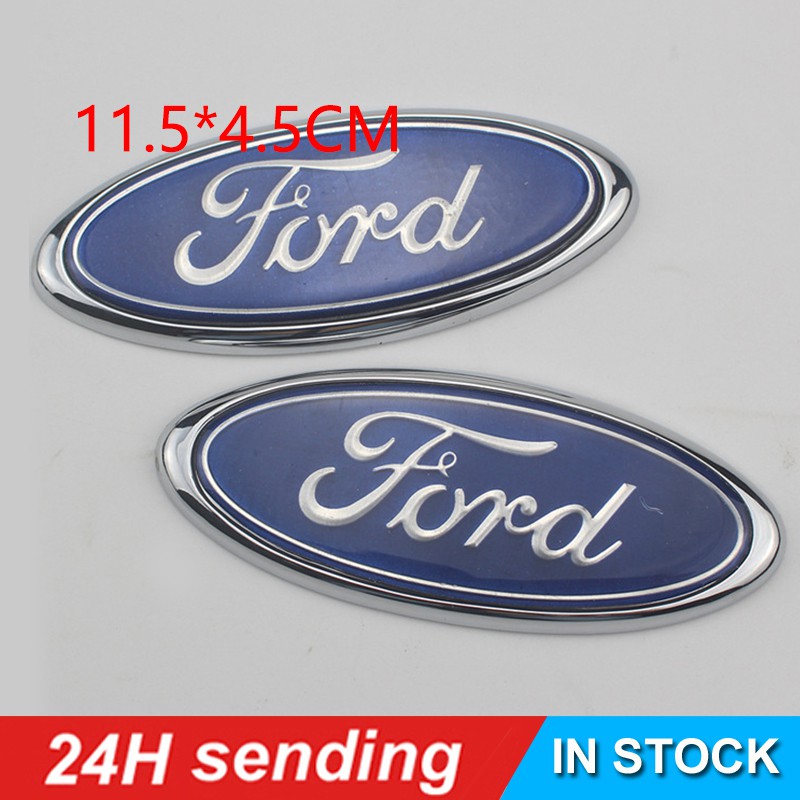 For Ford Emblem,1 pcs 4.5 Inch Emblem Fit Fiesta Front Grille Emblem ...
