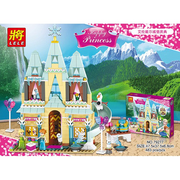 Frozen Palace Lego Bricks / LELE Frozen Lego Bricks 79277 | Shopee ...