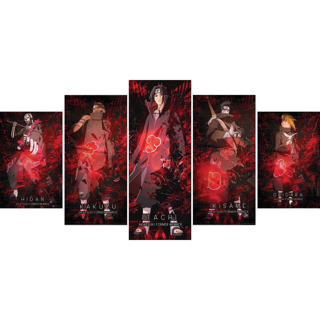 Akatsuki Wall Art Decor Naruto Wall Art Decor | Shopee Philippines