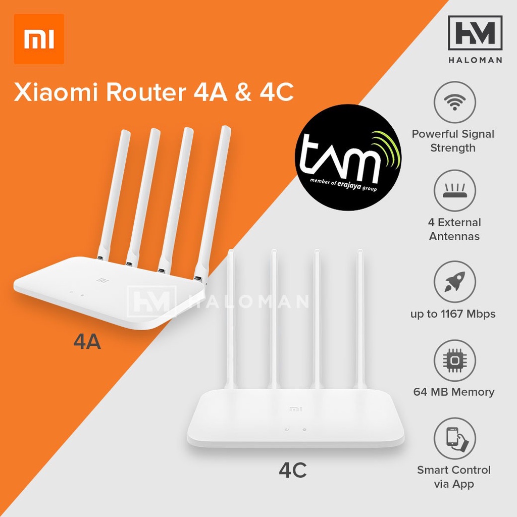 Xiaomi Mi Router WiFi 4A Gigabit 128MB Version 4g 5ghz Dual Brand & Mi ...