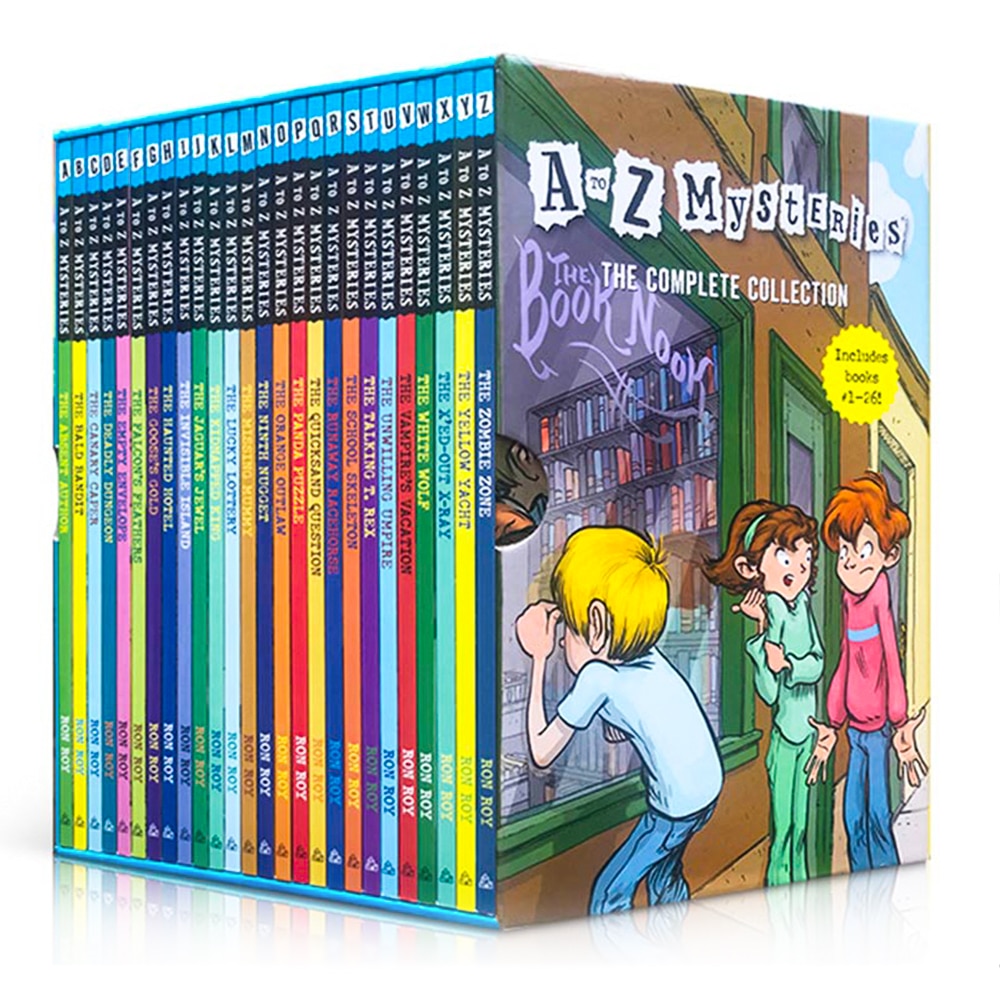 26 Books/set A To Z Mysteries Ron Roy Children Detective Reasoning ...
