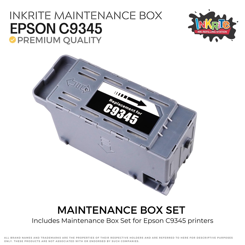 Inkrite C9345 Maintenance Box for Epson M15140 M15180 L15150 L15160 ...