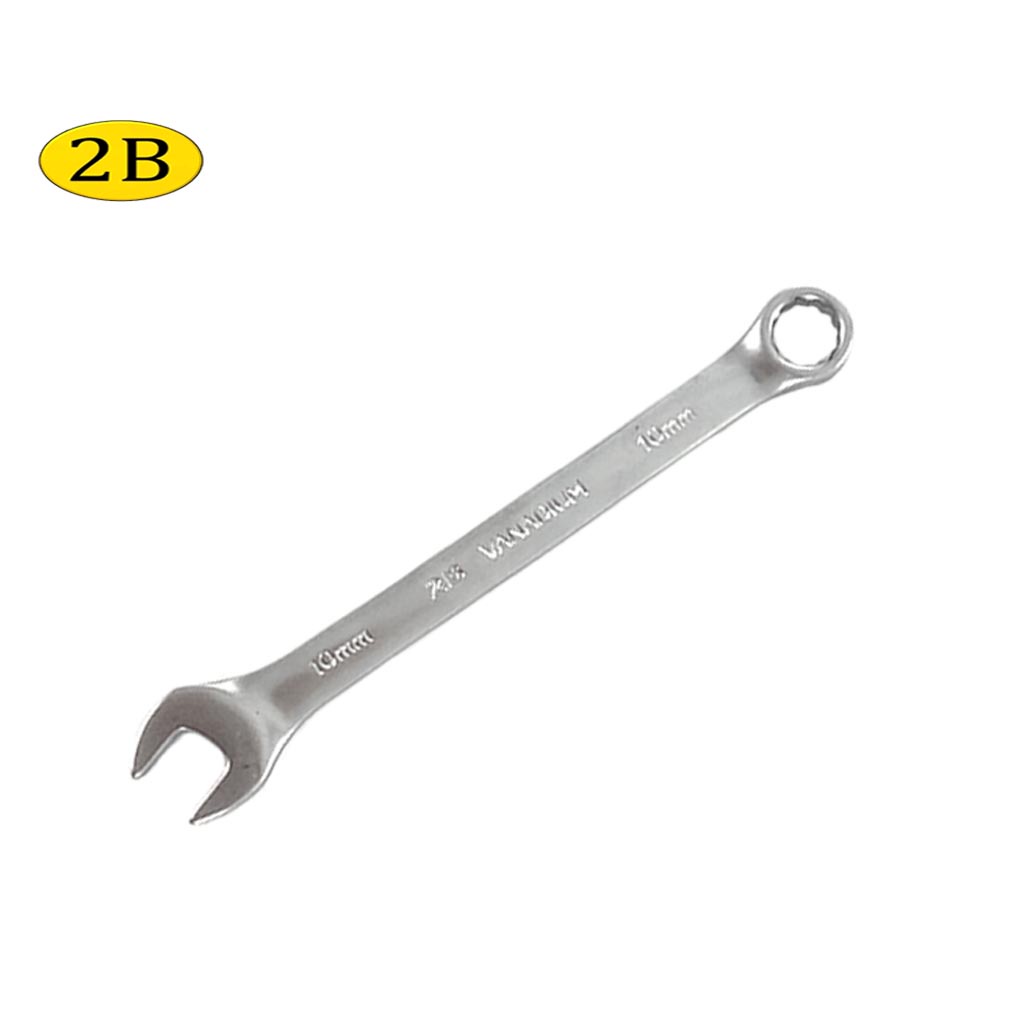 2B 10mm Combination Spanner Double End Open Ring Tool Wrench Repairing ...