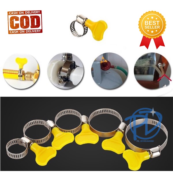 COD PD Yellow Plastic Handle Hose Clamp Fuel Hose Clamps Hose Clamp ...
