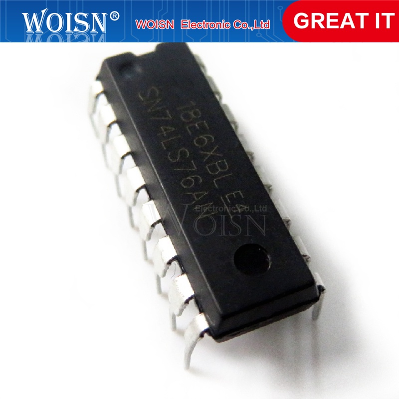 10pcs/lot SN74LS76AN SN74LS76N HD74LS76AP HD74LS76P 74LS76 DIP-16 new ...