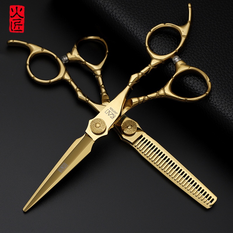 Spot Salon Hairdressing Scissors 440c 6 Inch Haircut Scissors Flat ...