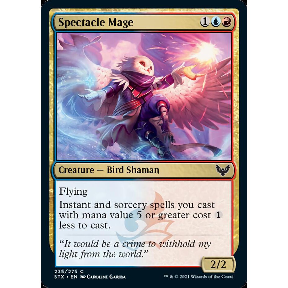 Magic the Gathering : 4 PCS Spectacle Mage - STX - MTG Multicolored ...
