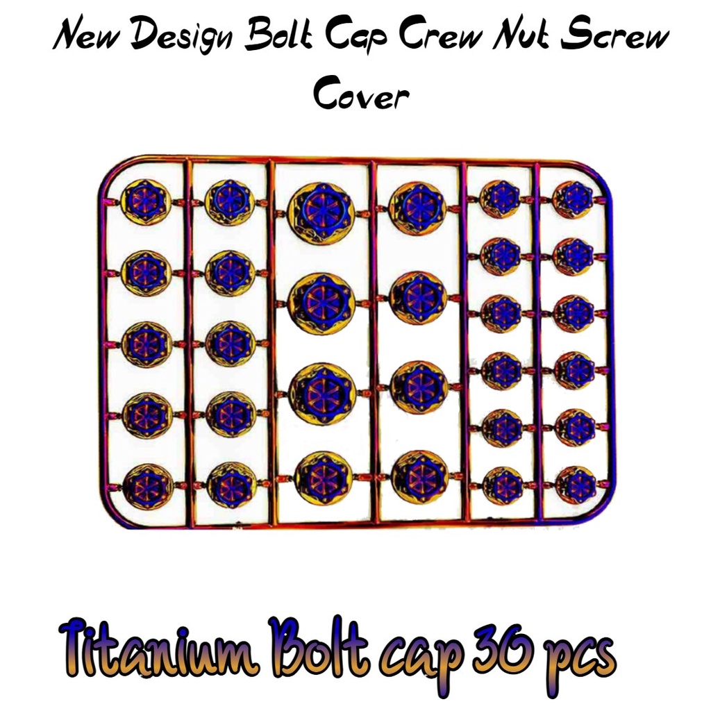 MIO SOULTY Titanium Bolt Cap Thai Crew Nut 30pcs COD | Shopee Philippines