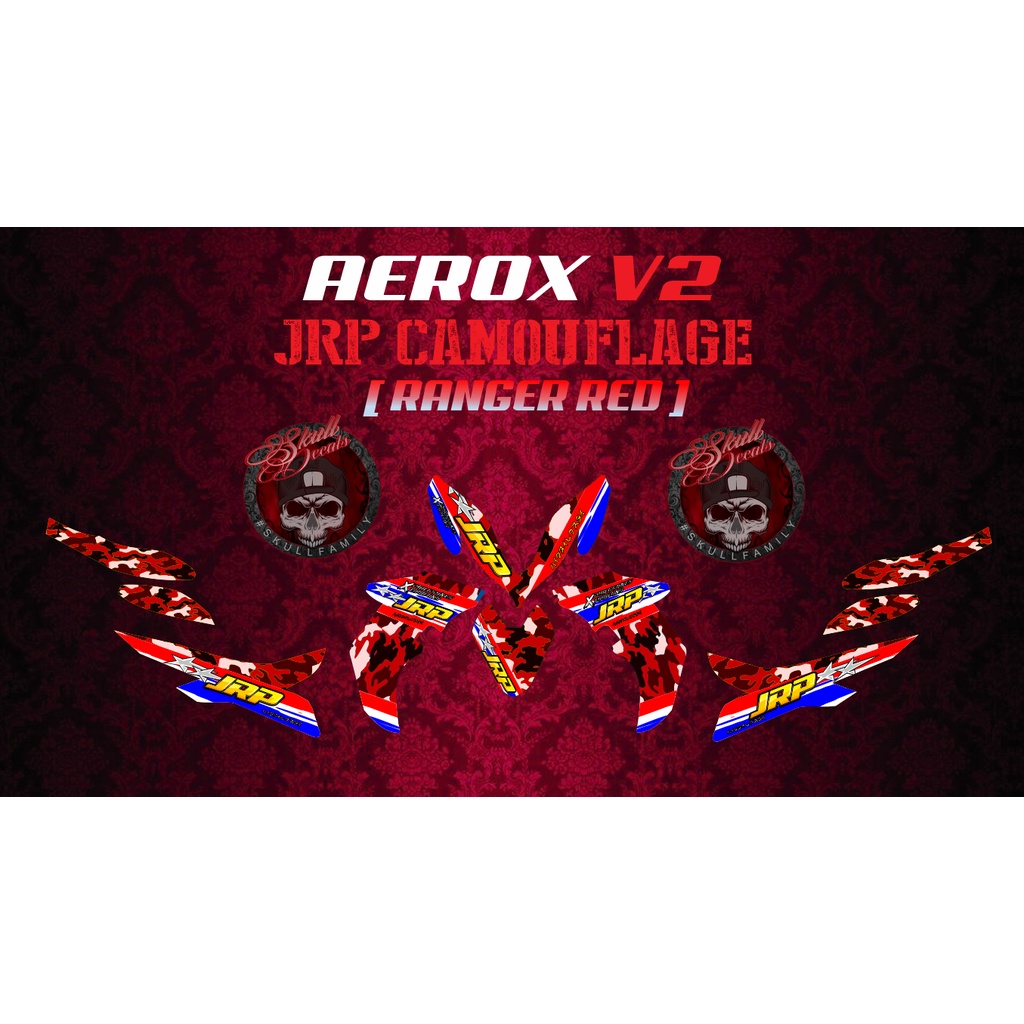 Yamaha Aerox 155 VERSION 2 JRP CAMOUFLAGE (PRINTED-LAMINATED) | Shopee ...