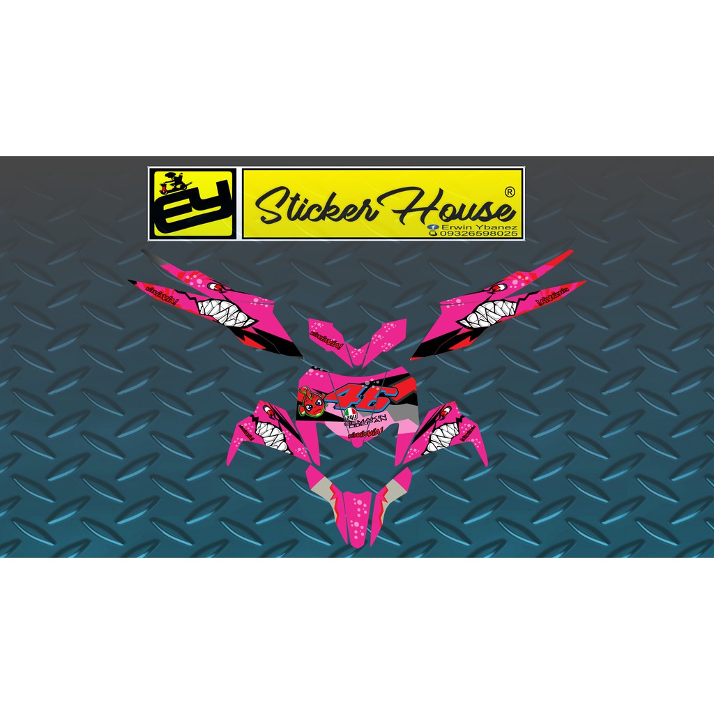 SKYDRIVE SPORT LAMINATED DECALS | Shopee Philippines