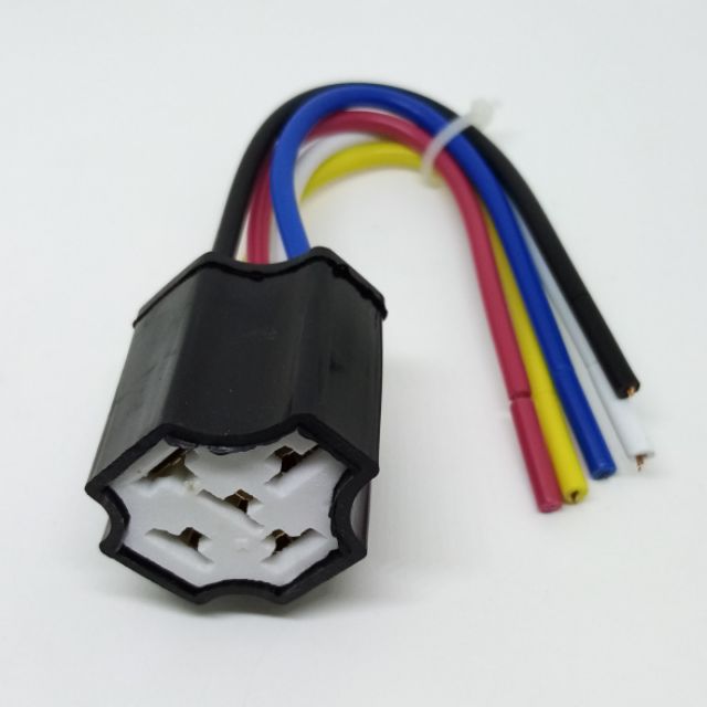 ORIGINAL 5 PIN RELAY SOCKET HIGH QUALITY 30 STRANDS PURE COPPER ...