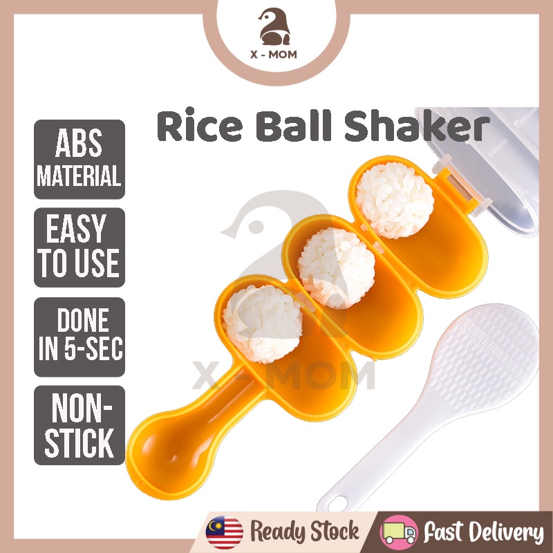XMOM Rice Ball Shaker Feeding Essential BLW Utensil Shaker Bola Nasi ...