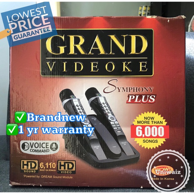 Grand Videoke Symphony 2.0 Plus Brandnew COD Free Shipping | Shopee ...