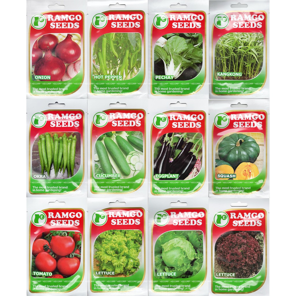 Ramgo Seeds Price Per Pack Per Variety - Lettuce Pechay Onion Kang Kong ...