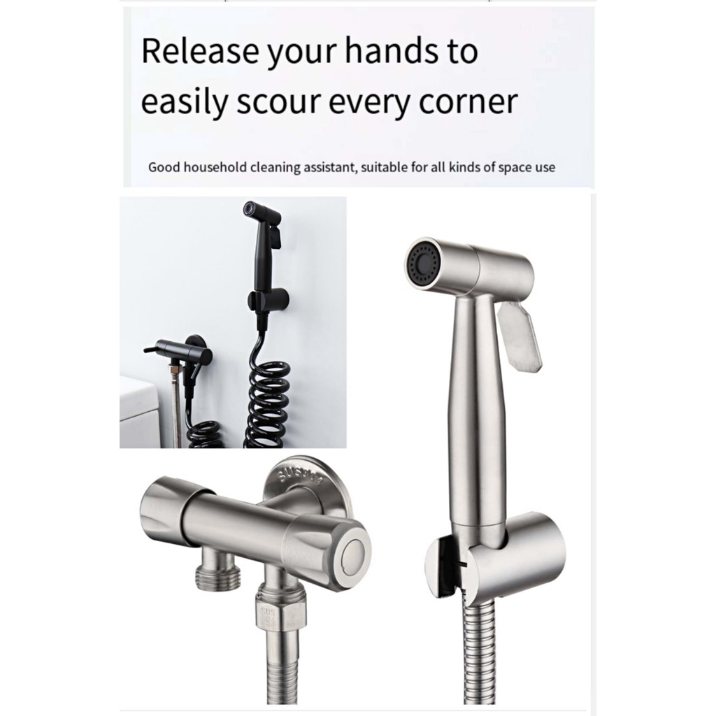 304 stainless steel spray gun woman cleaner private cleaning perineal ...