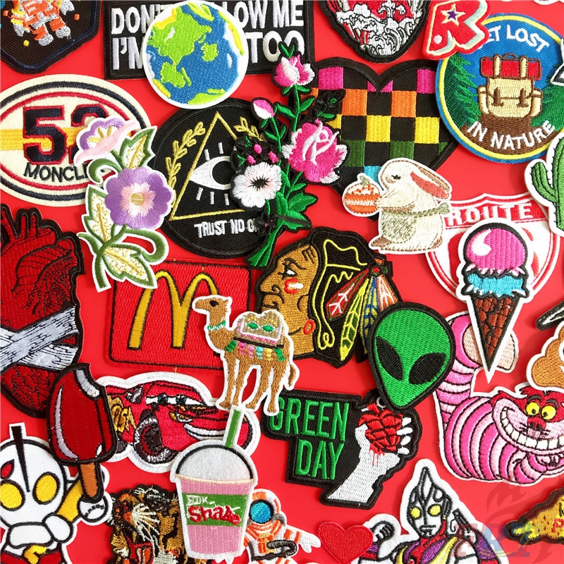 ☸ VSCO：Random Patch ☸ 1Pc Diy Badge Patch Random Style | Shopee Philippines