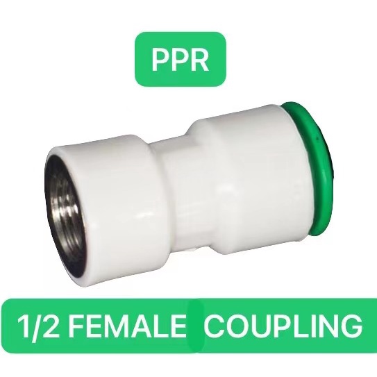 PPR QUICK CONNECTOR 1/2'' 3/4'' 1'' HOT-MELT-FREE HOT & COLD WATER PIPE PPR FITTINGS | Shopee ...