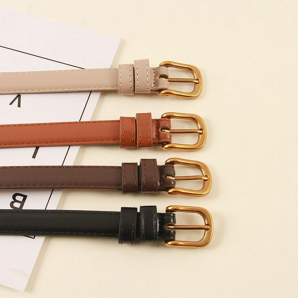 Simple Retro Small Belt All-Match Jeans Thin Belt | Shopee Philippines