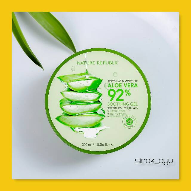Nature Republic Aloevera Soothing Gel 100% Original (sinok _ Ayu ...