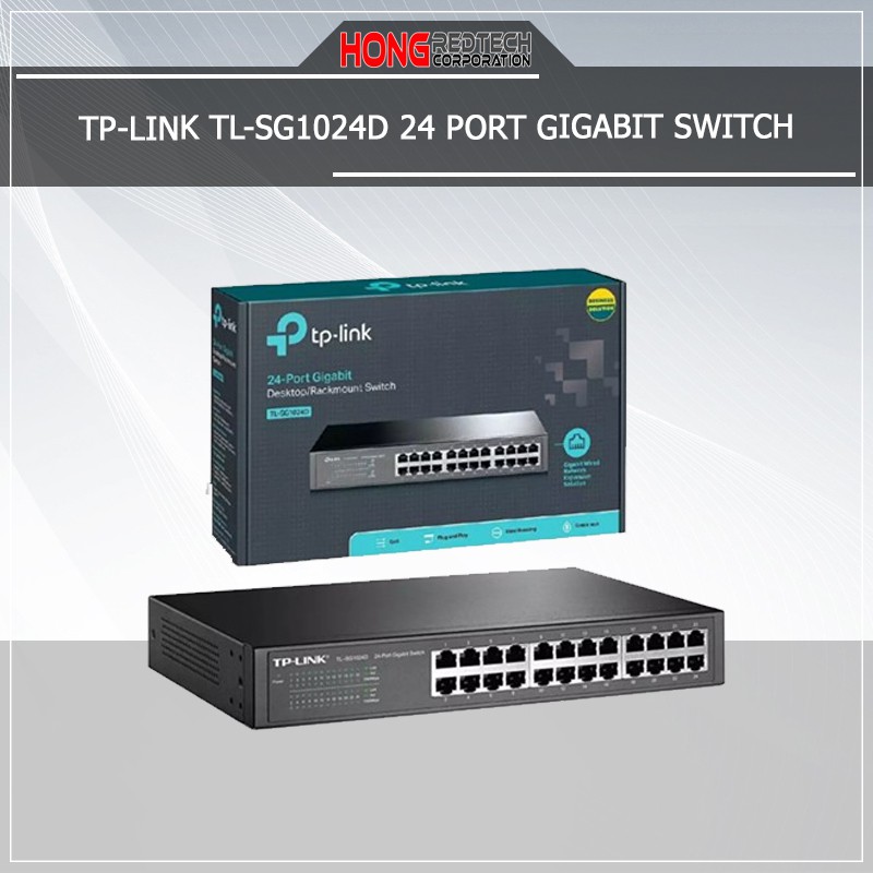 TP-Link TL-SG1024D 24 Port Desktop Gigabit Switch Hub | Shopee Philippines
