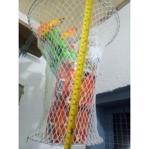 Display hanging basket net for sarisari store 13 inches height and 12 ...