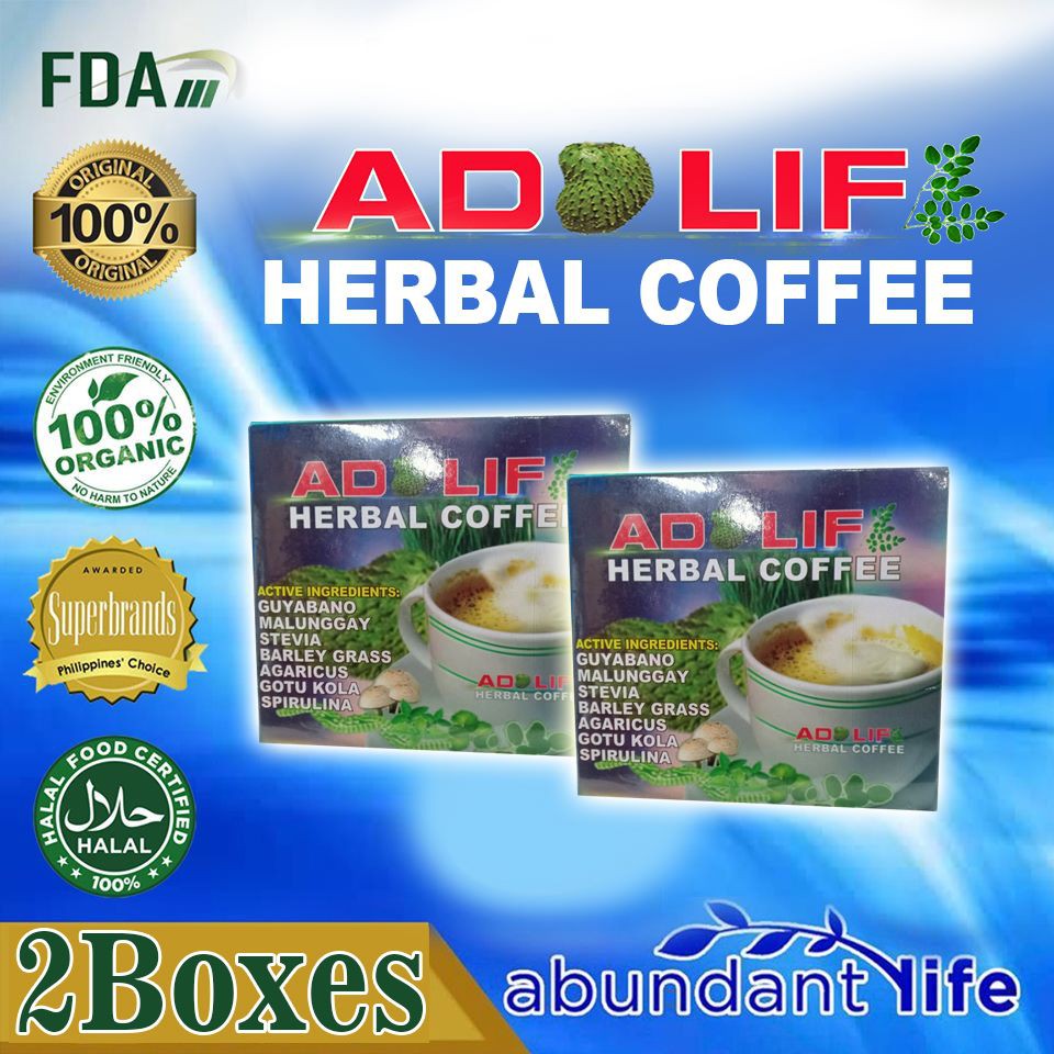 2BOXES ADDLIFE HERBAL COFFEE AUTHENTIC | Shopee Philippines