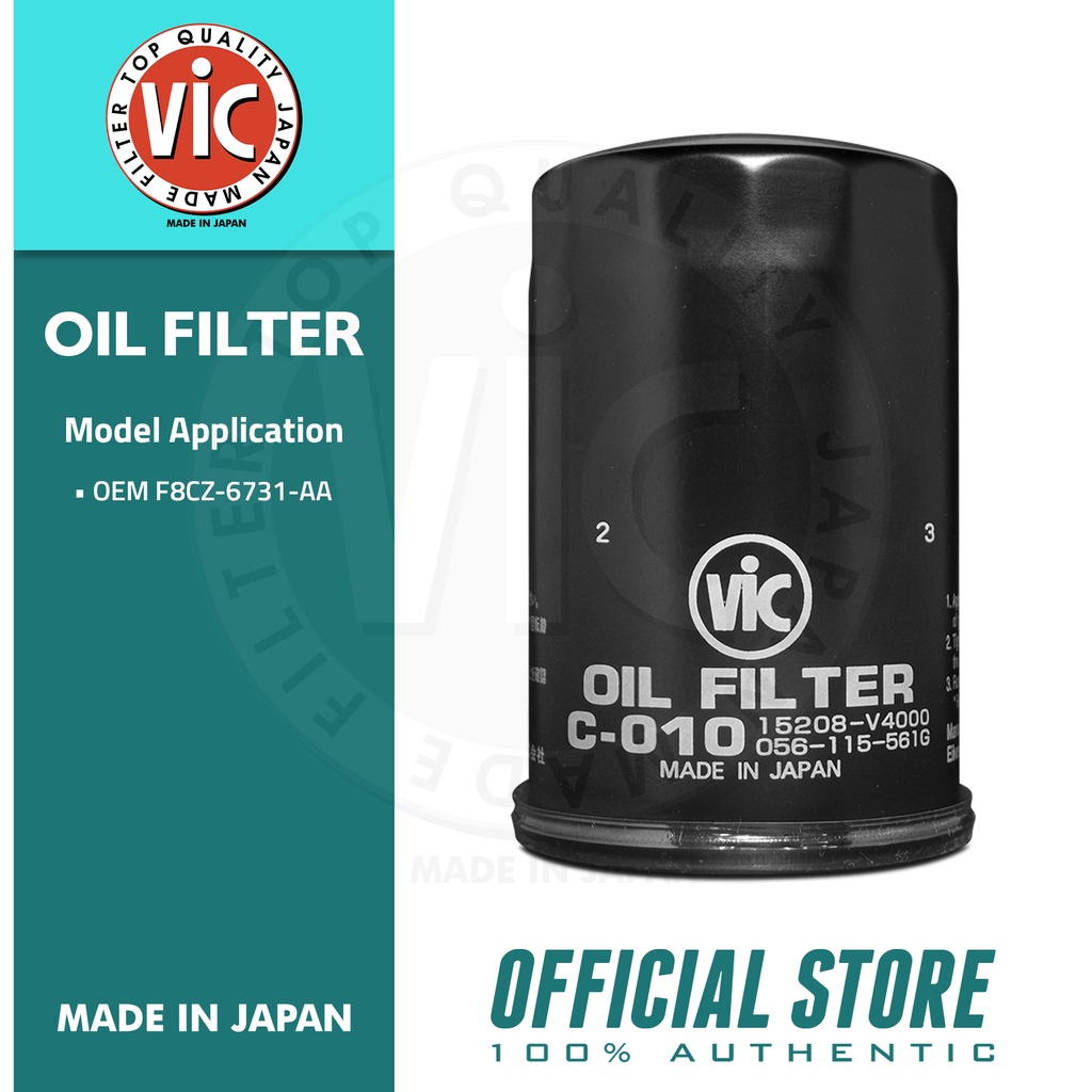 VIC Oil Filter C-010(Outlet) | Shopee Philippines