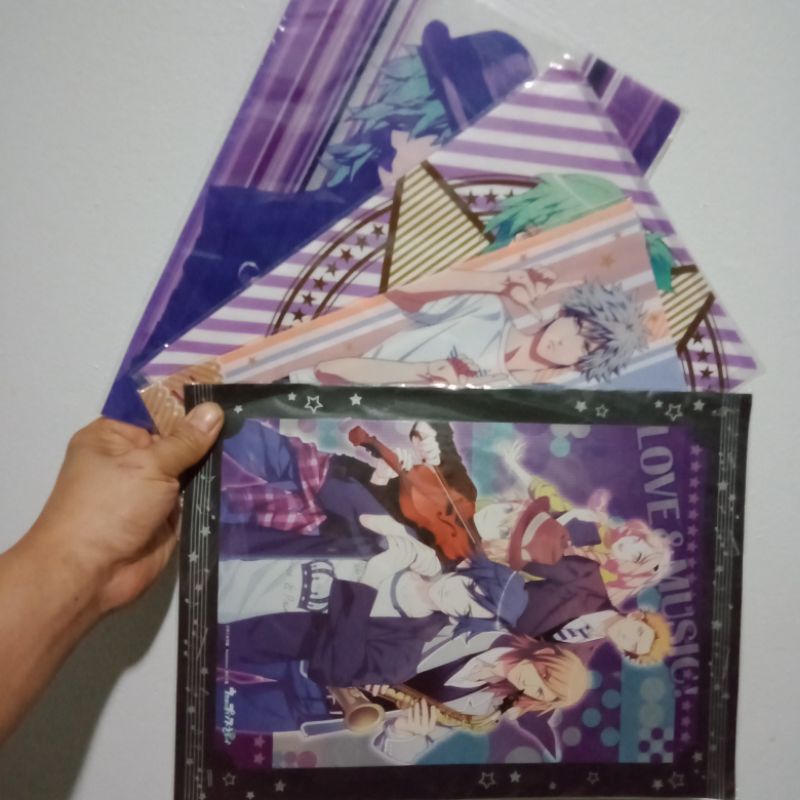 A4 File And 20 Love Anime Posters Of Idol Uta price Meji Cartoon Japen ...