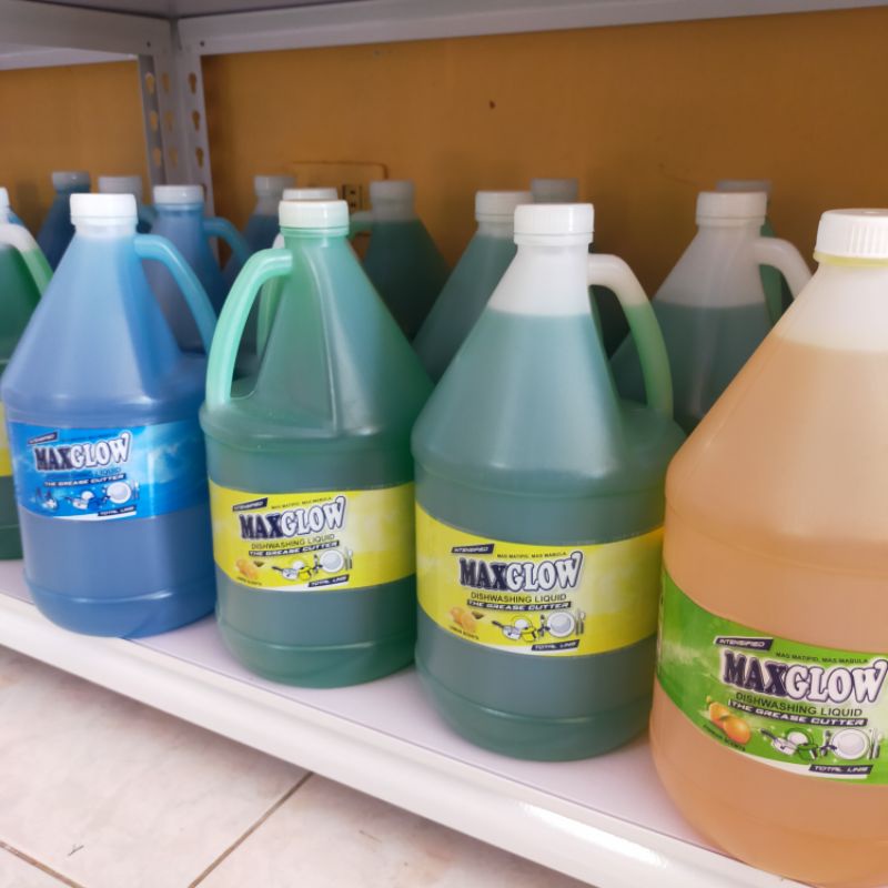 Maxglow Dishwashing Liquid Soap 1 Gallon | Shopee Philippines