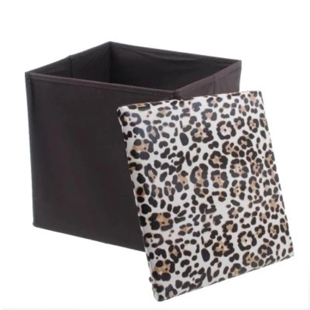 Square storage stool fabric storage box / chair box | Shopee Philippines