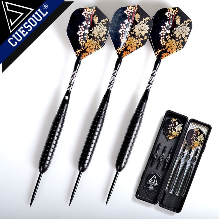 CUESOUL 26g Professional Dart Pin Steel Tip Darts with Brass Barrels ...